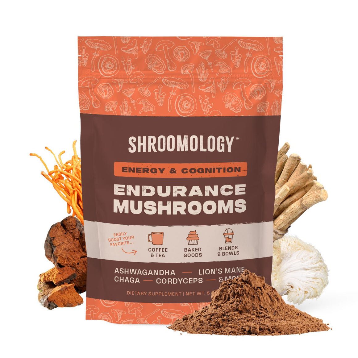 Endurance Mushroom Complex – 360 Nutrition