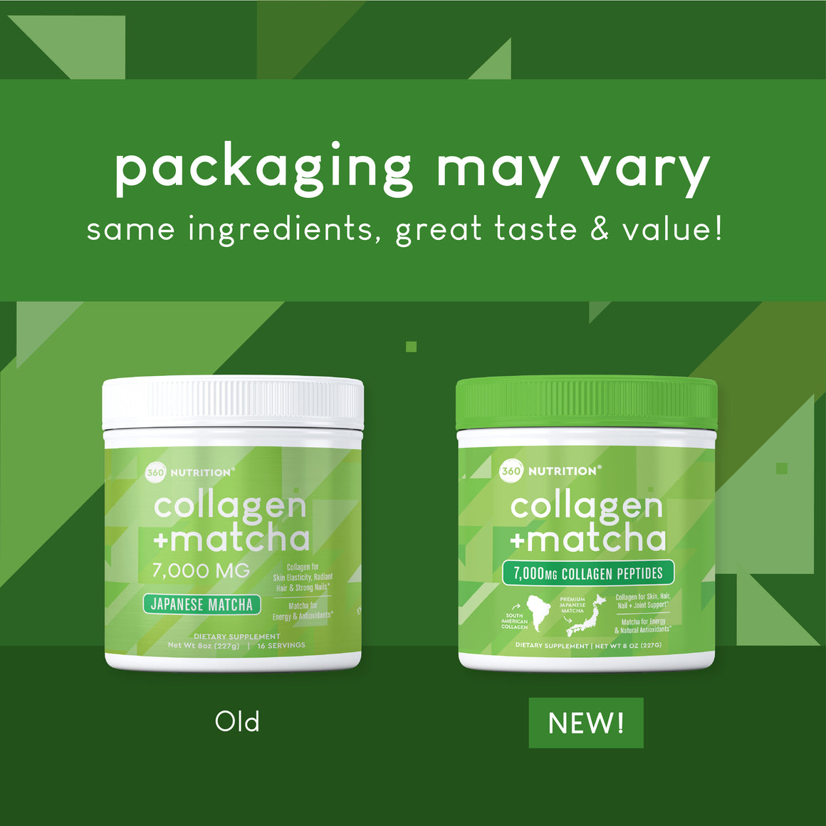 Collagen + Matcha – 360 Nutrition