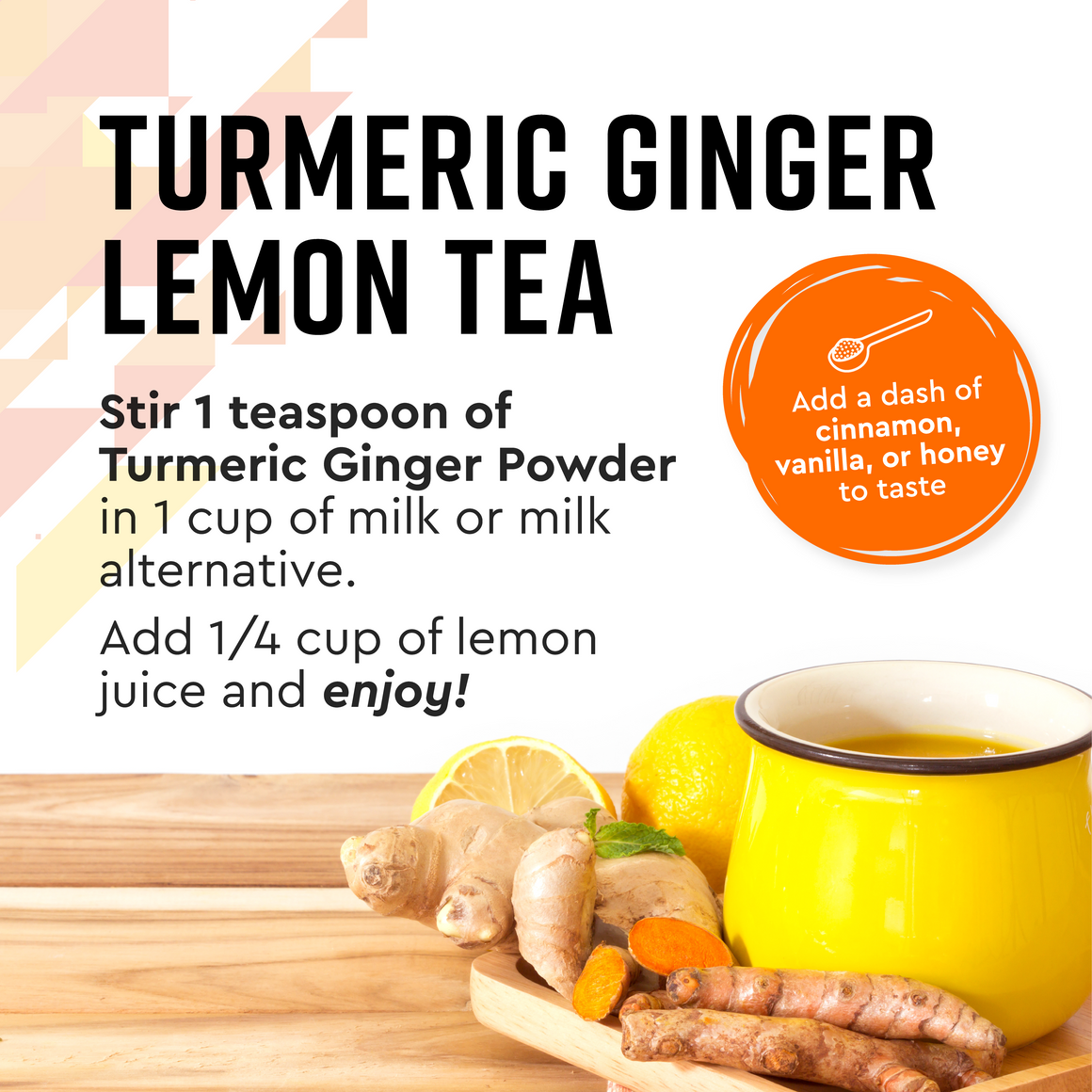 Turmeric Ginger Superfood Powder with Activated Black Pepper – 360 ...